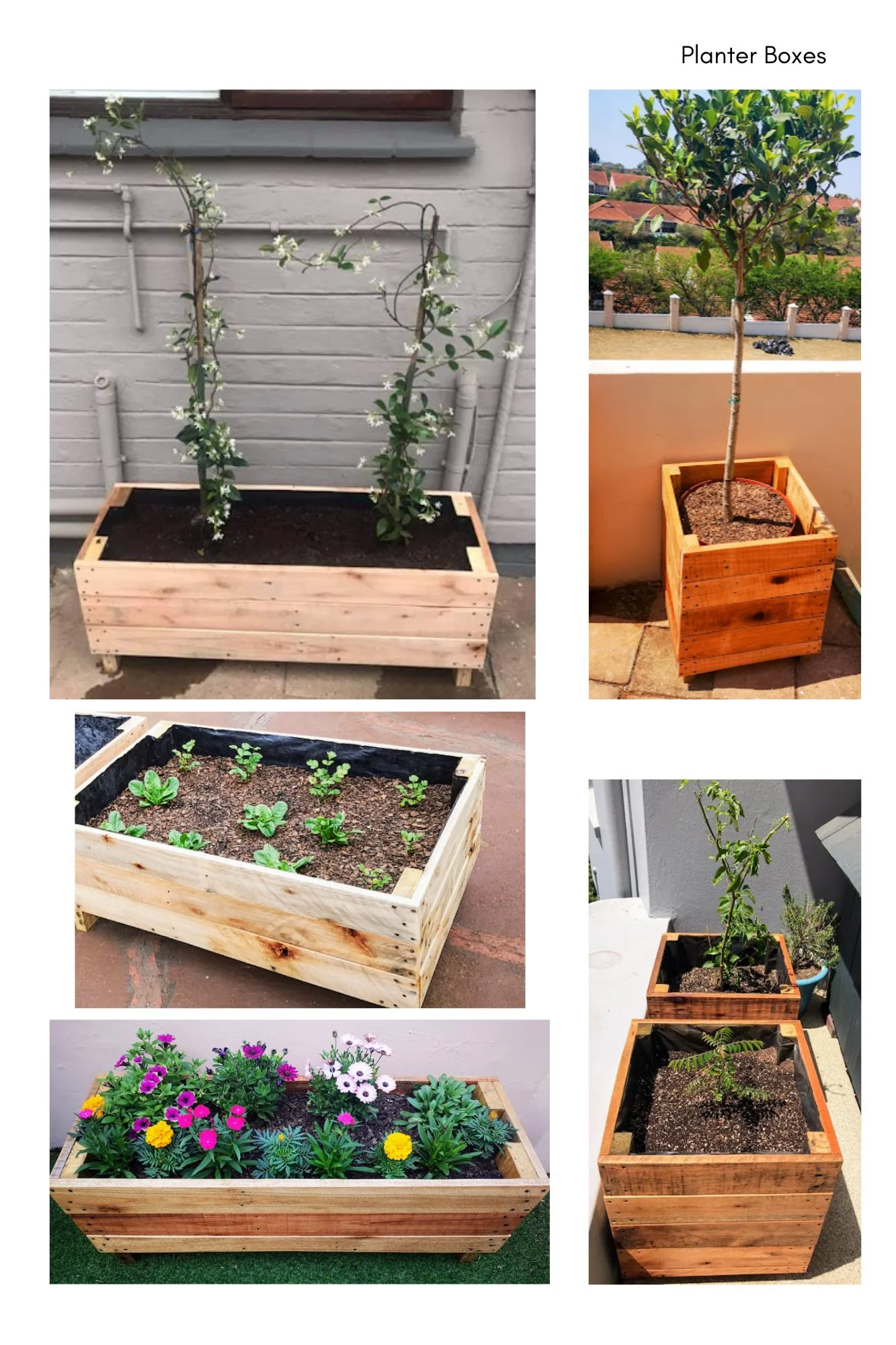 Pallet Planter Boxes Product Pallet Garden Box Etsy